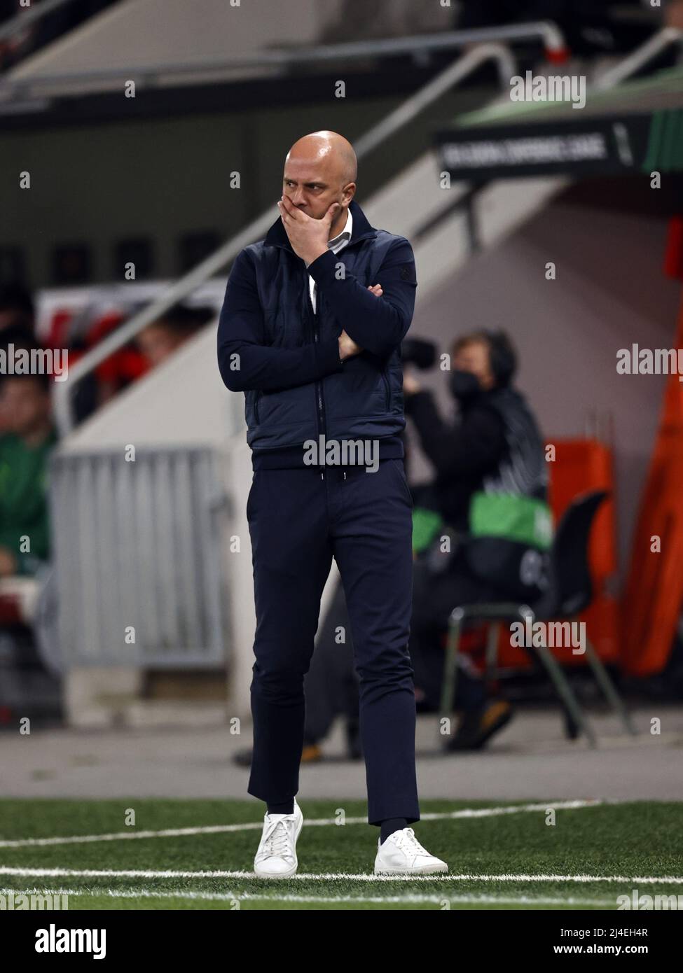 PRAGUE - Feyenoord coach Arne Slot during the Conference League ...
