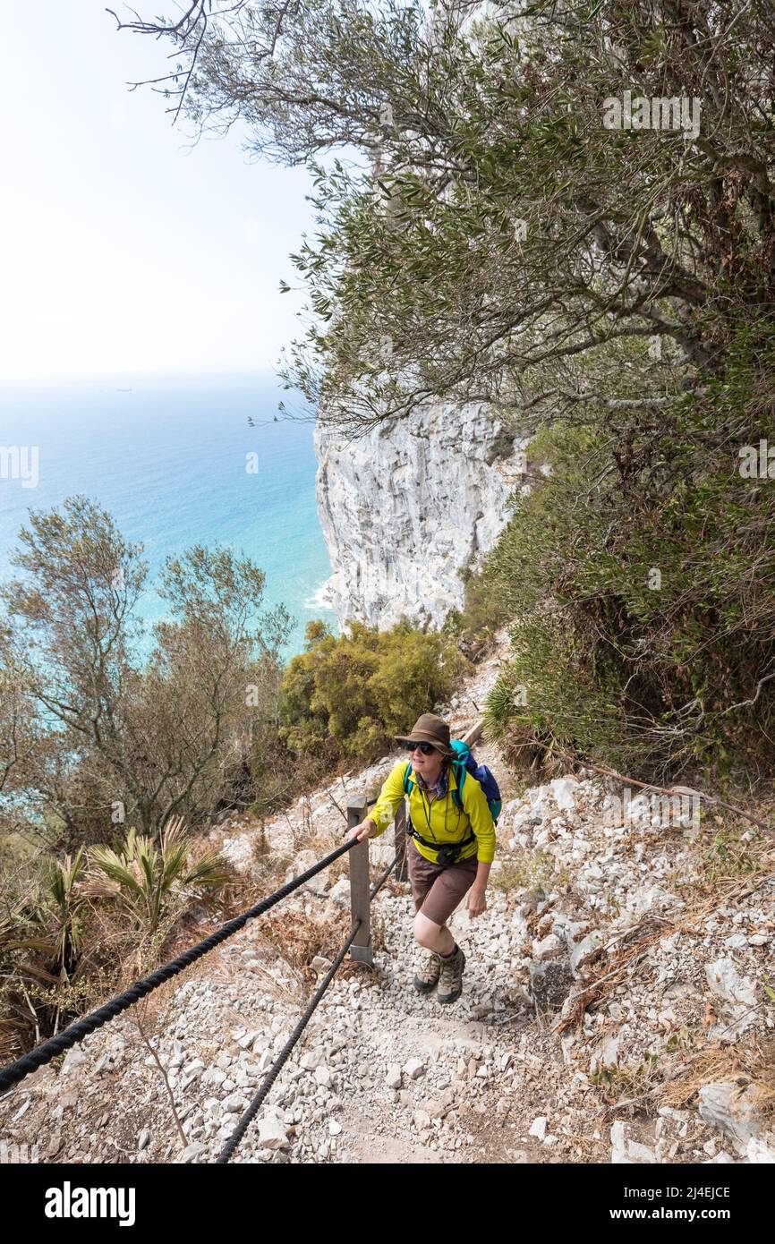 Gibraltar hiking trail hi-res stock photography and images - Alamy