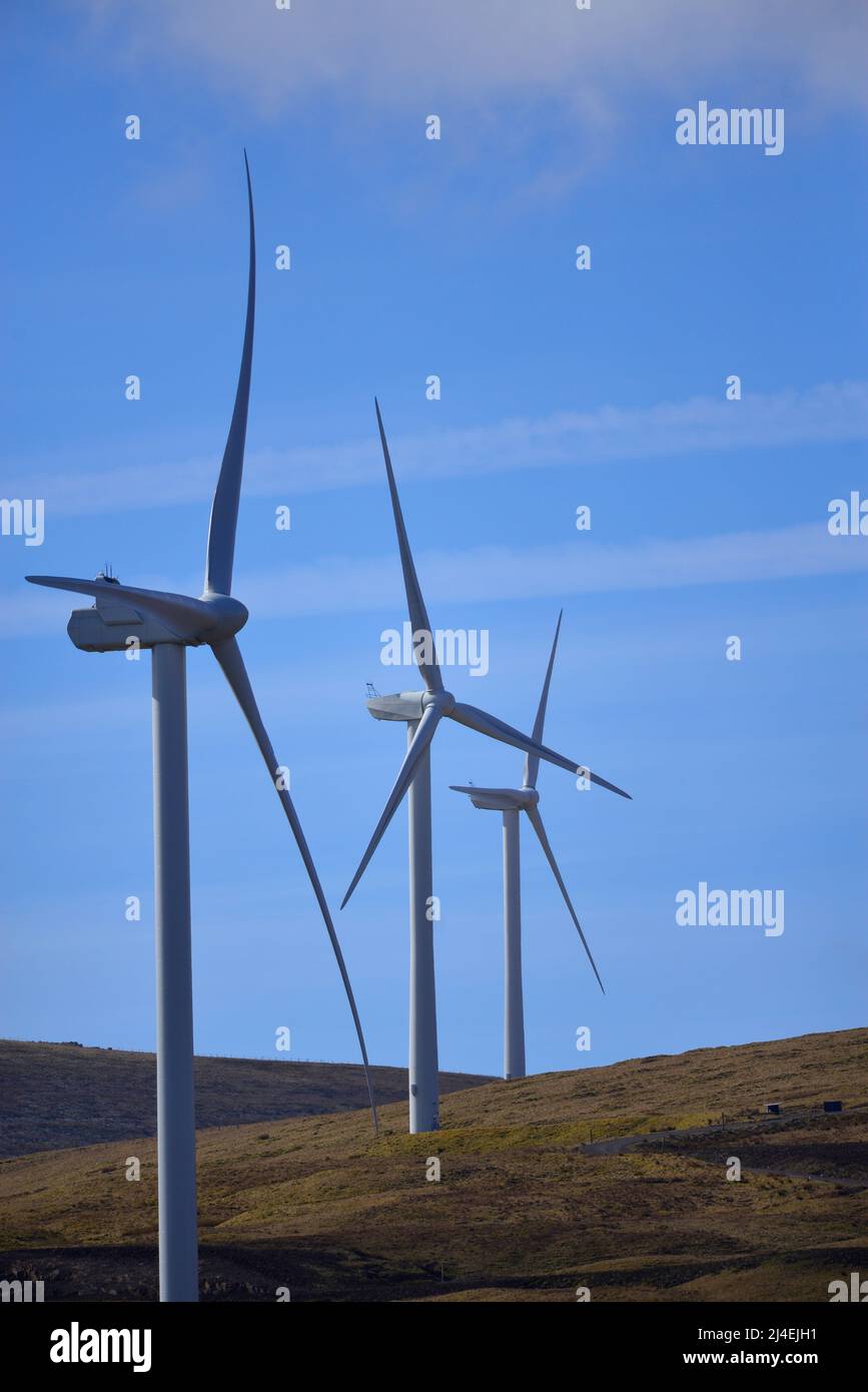 Green Knowes Windfarm Wind power Stock Photo - Alamy