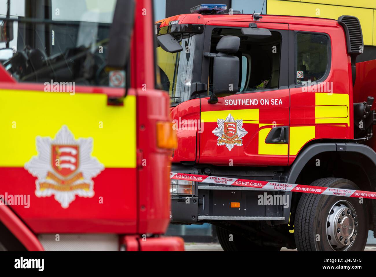 Essex County Fire & Rescue Service carrying out a training exercise at ...
