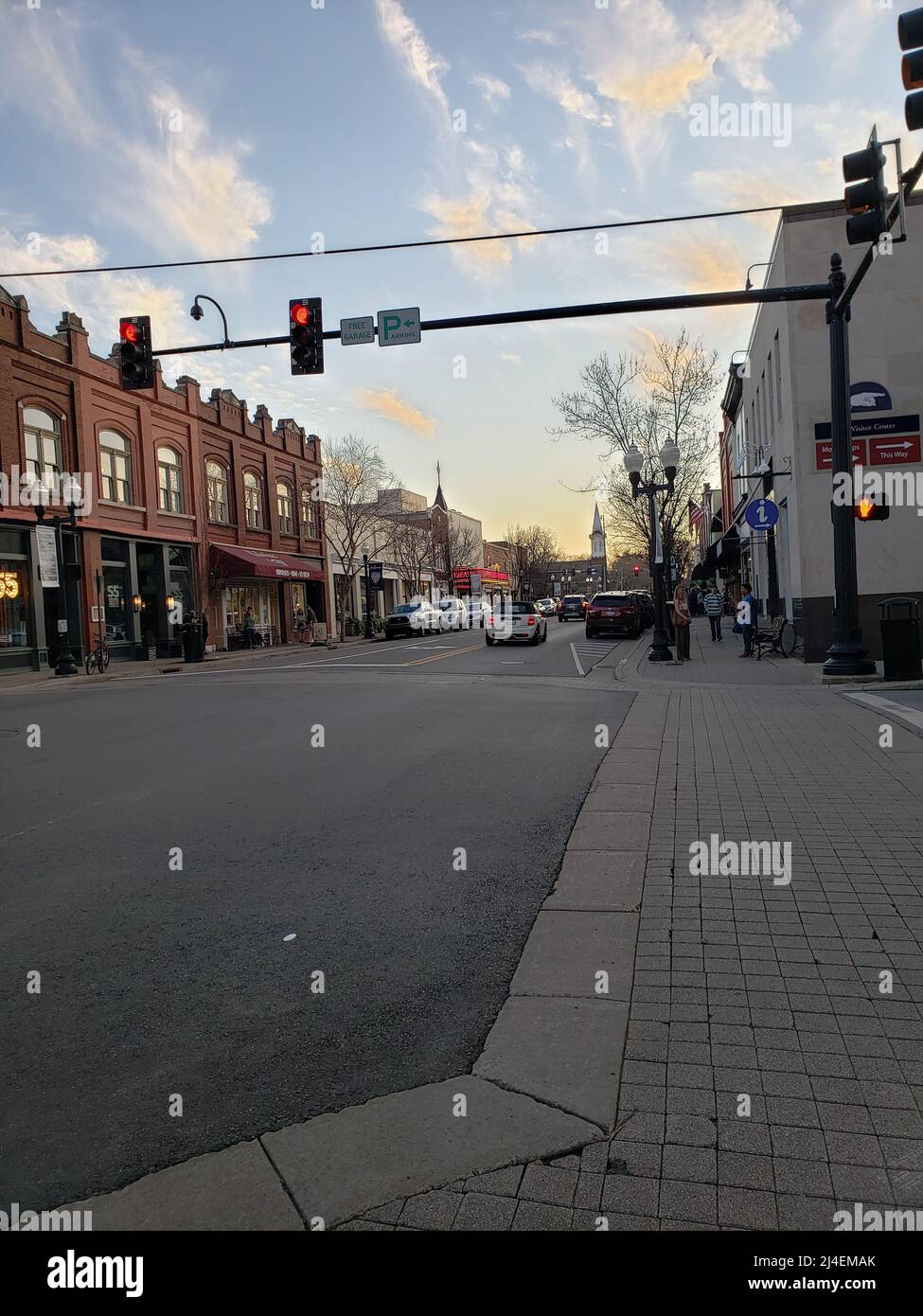 Streetscape view of Franklin, Tennessee Stock Photo - Alamy