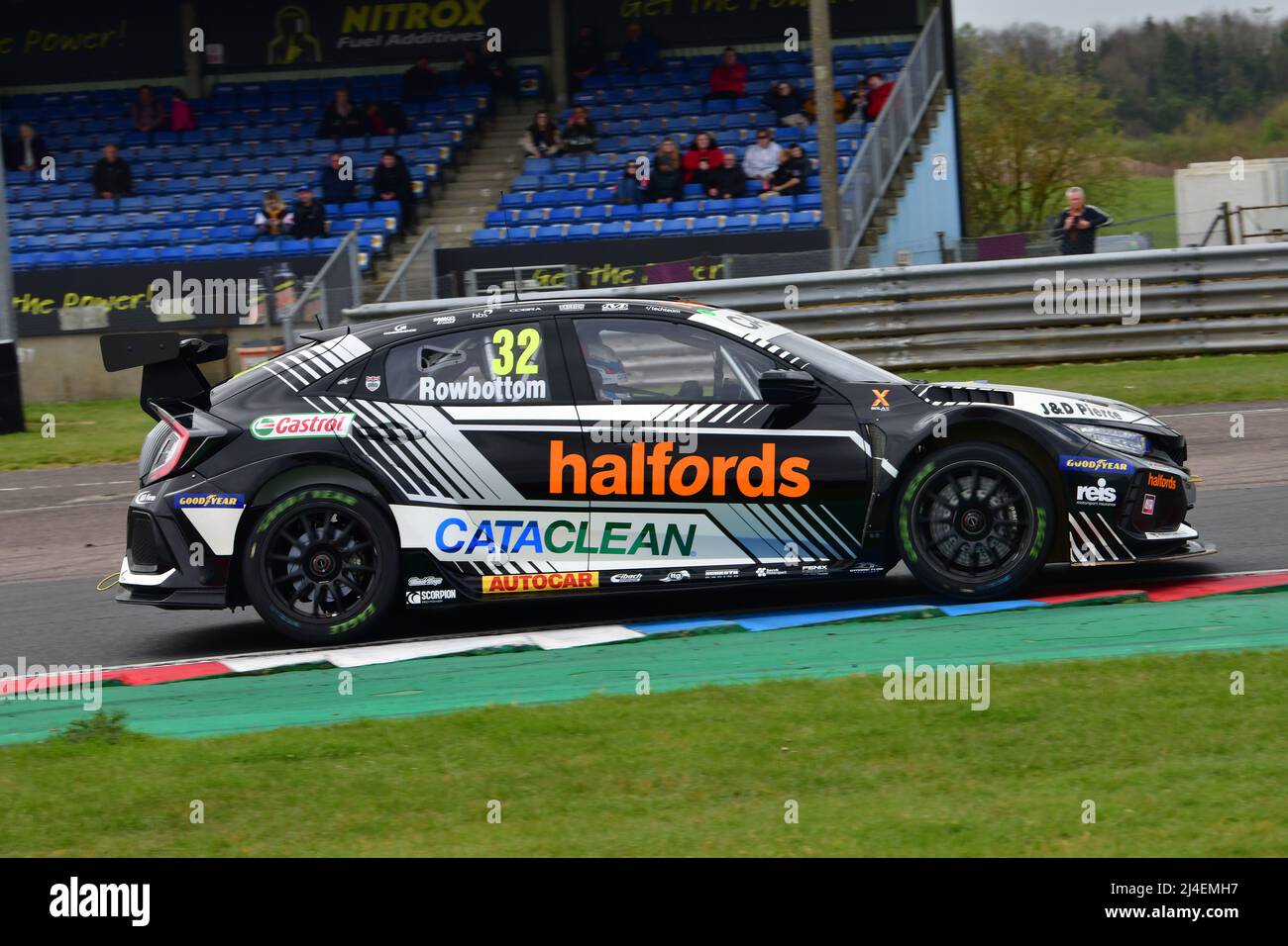 Daniel Rowbottom, Honda Civic Type R, BTCC bounces back into action in ...