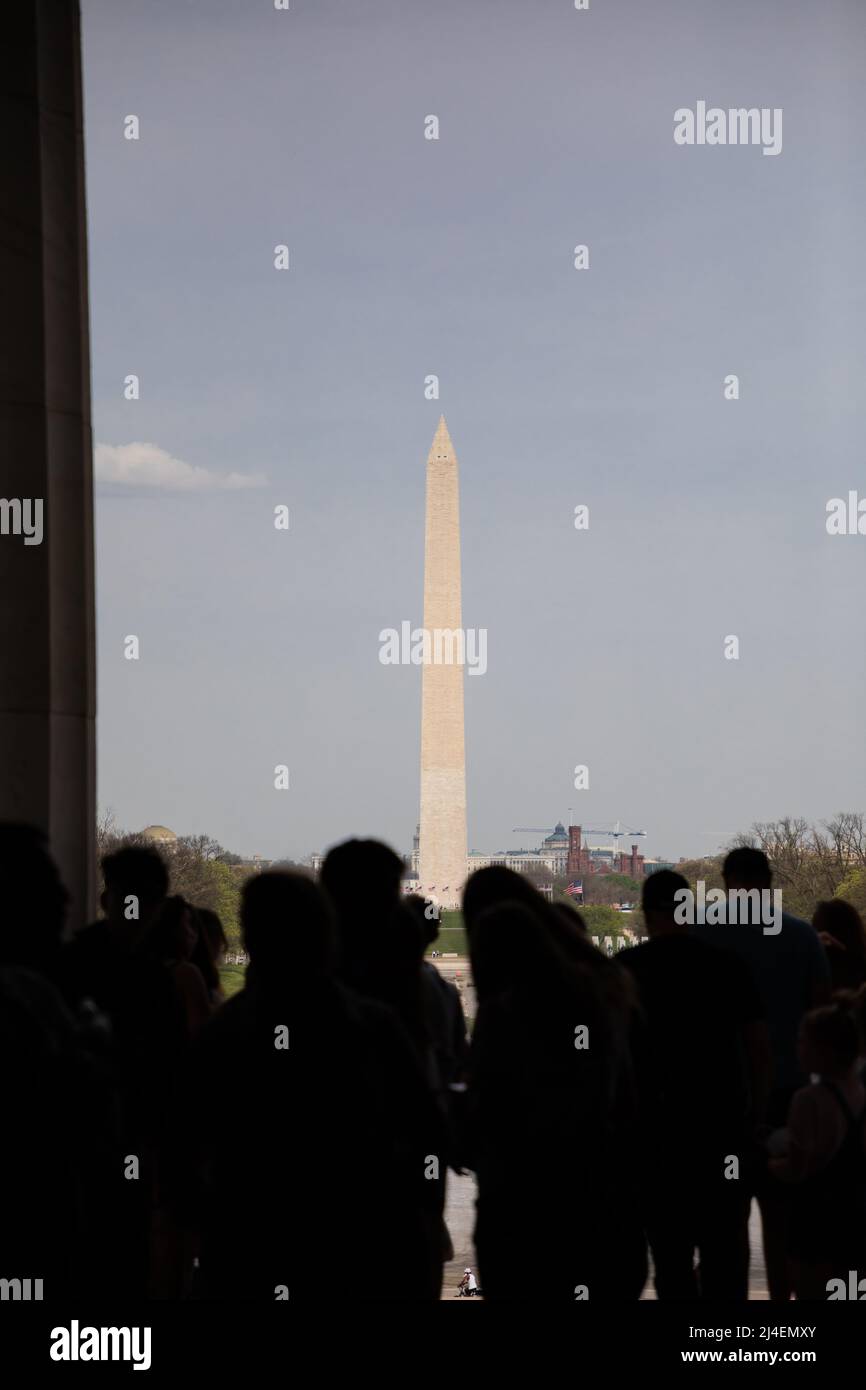 The Washington Monument on a Beautiful Spring Day Stock Photo - Alamy