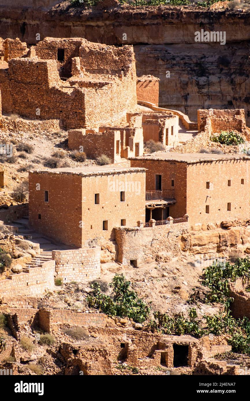 Scenic view from Ghoufi canyon in the Aures region, Batna, Algeria ...