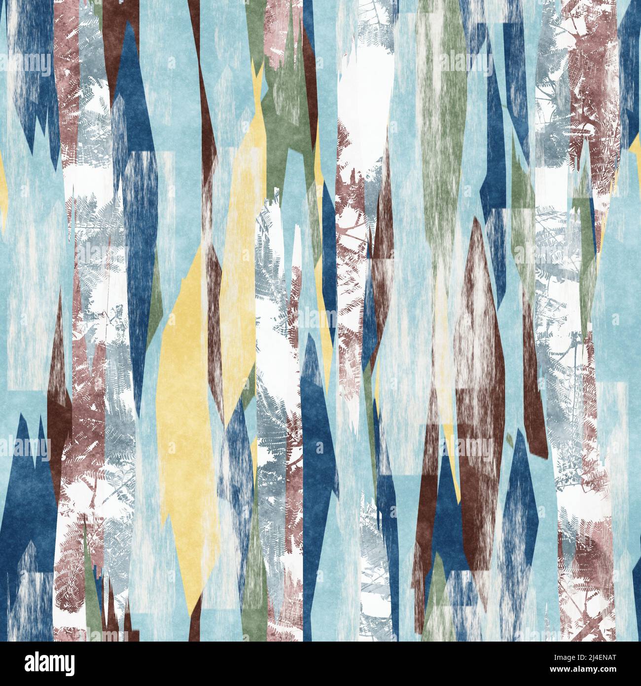 Seamless paper strip collage surface pattern design for print Stock ...