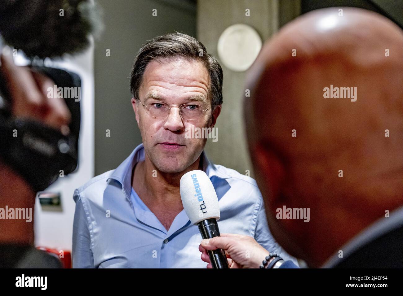 2022-04-14 23:05:01 THE HAGUE - Prime Minister Mark Rutte at the ...