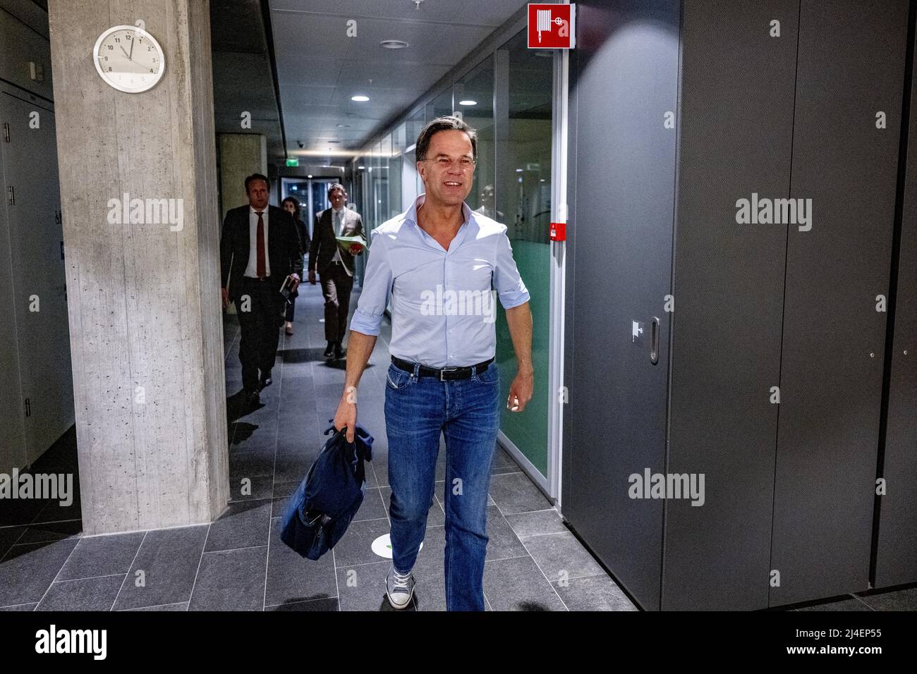 2022-04-14 23:04:18 THE HAGUE - Prime Minister Mark Rutte at the ...