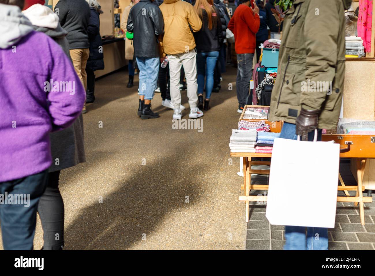 Crowd pavement hi-res stock photography and images - Alamy