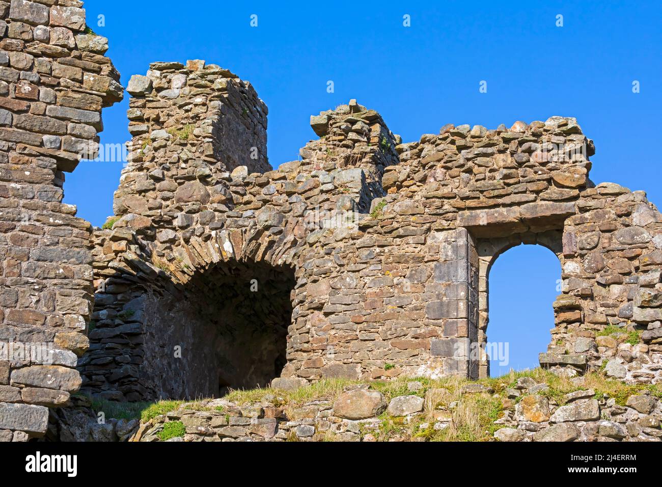 Pendragon Castle, Mallerstang Dale, Cumbria, Yorkshire Dales National ...
