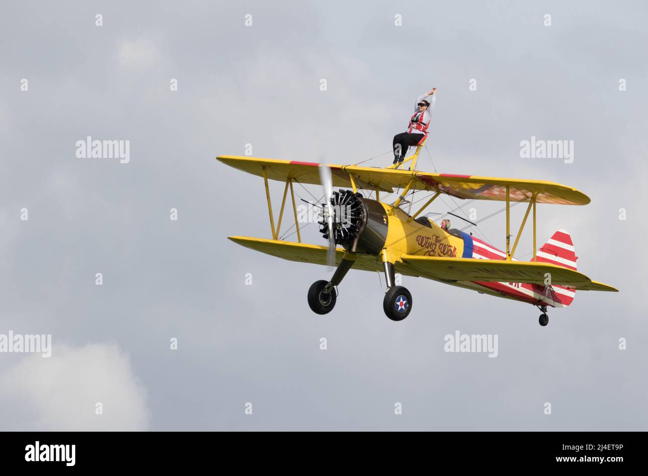 Stearman biplane rudder hi-res stock photography and images - Alamy