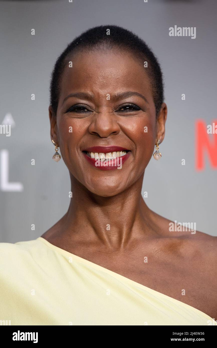 London, UK. 14 April 2022. Josette Simon at the World premiere of ...