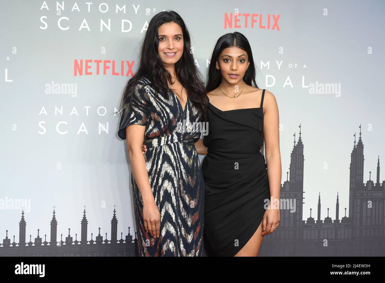 London, UK. 14 April 2022. Shelly Conn and Charithra Chandran at the ...