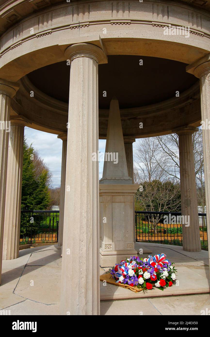 Views at Andrew Jackson's Hermitage outside of Nashville, Tennessee ...