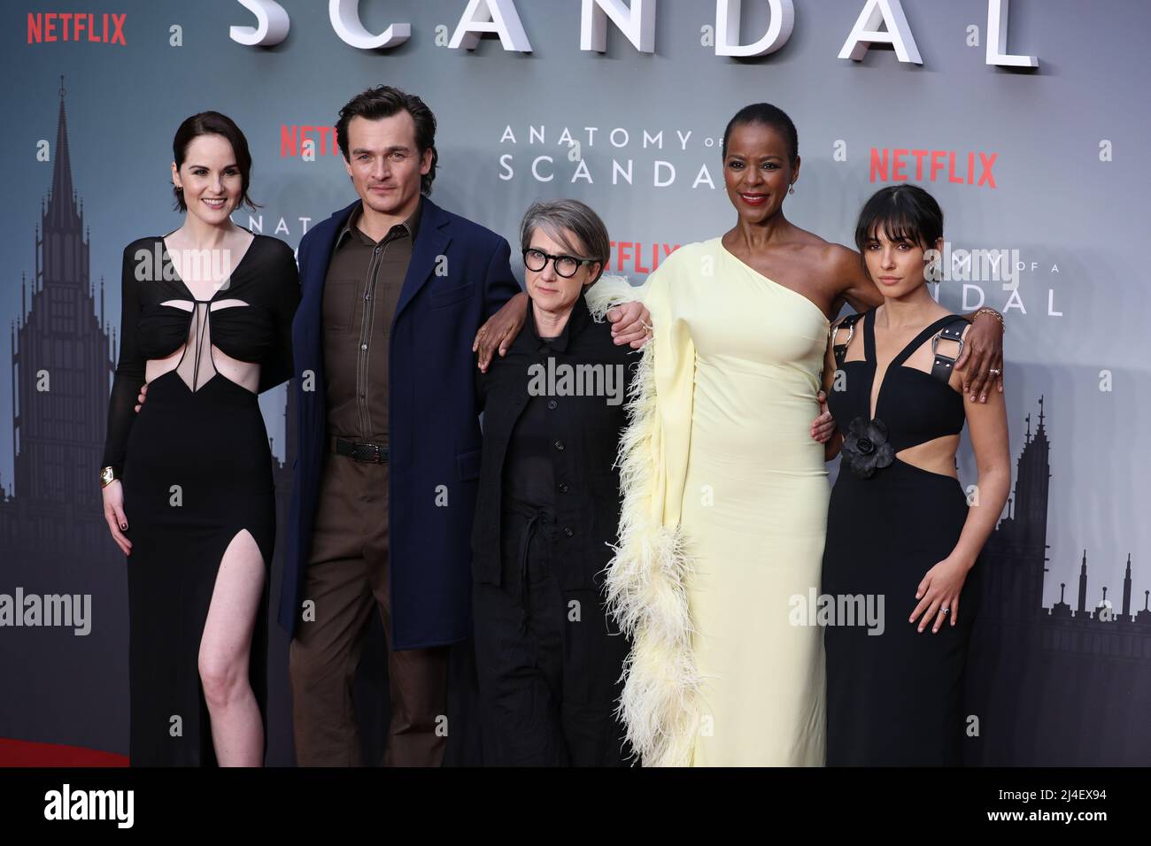 London, UK. 14th Apr 2022. London, UK. 14th Apr 2022. Michelle Dockery ...