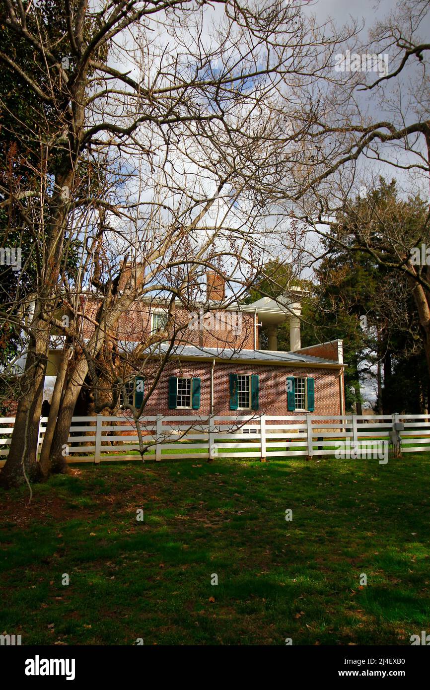 Views at Andrew Jackson's Hermitage outside of Nashville, Tennessee ...