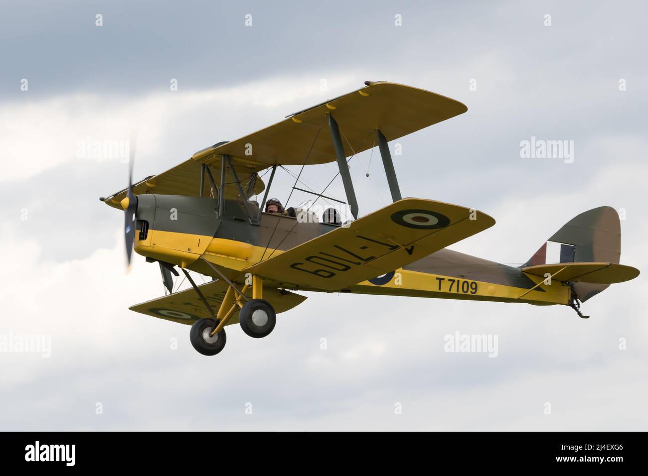 Aircraft including vintage models flying from Lashenden Headcorn. Kent ...