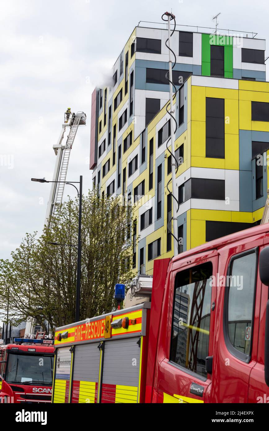 Essex County Fire & Rescue Service carrying out training exercise at ...