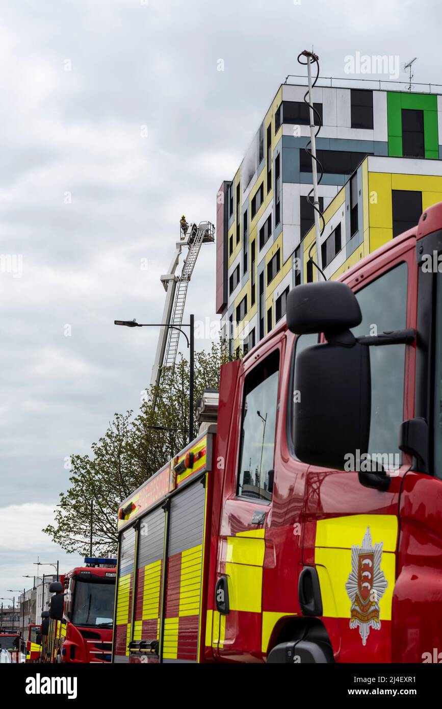 Essex County Fire & Rescue Service carrying out training exercise at ...