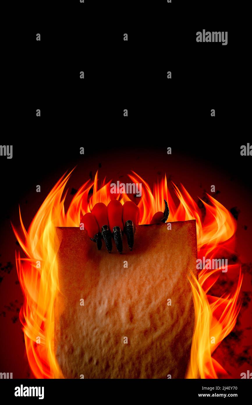 Red devil satan lucifer demon hi-res stock photography and images - Alamy