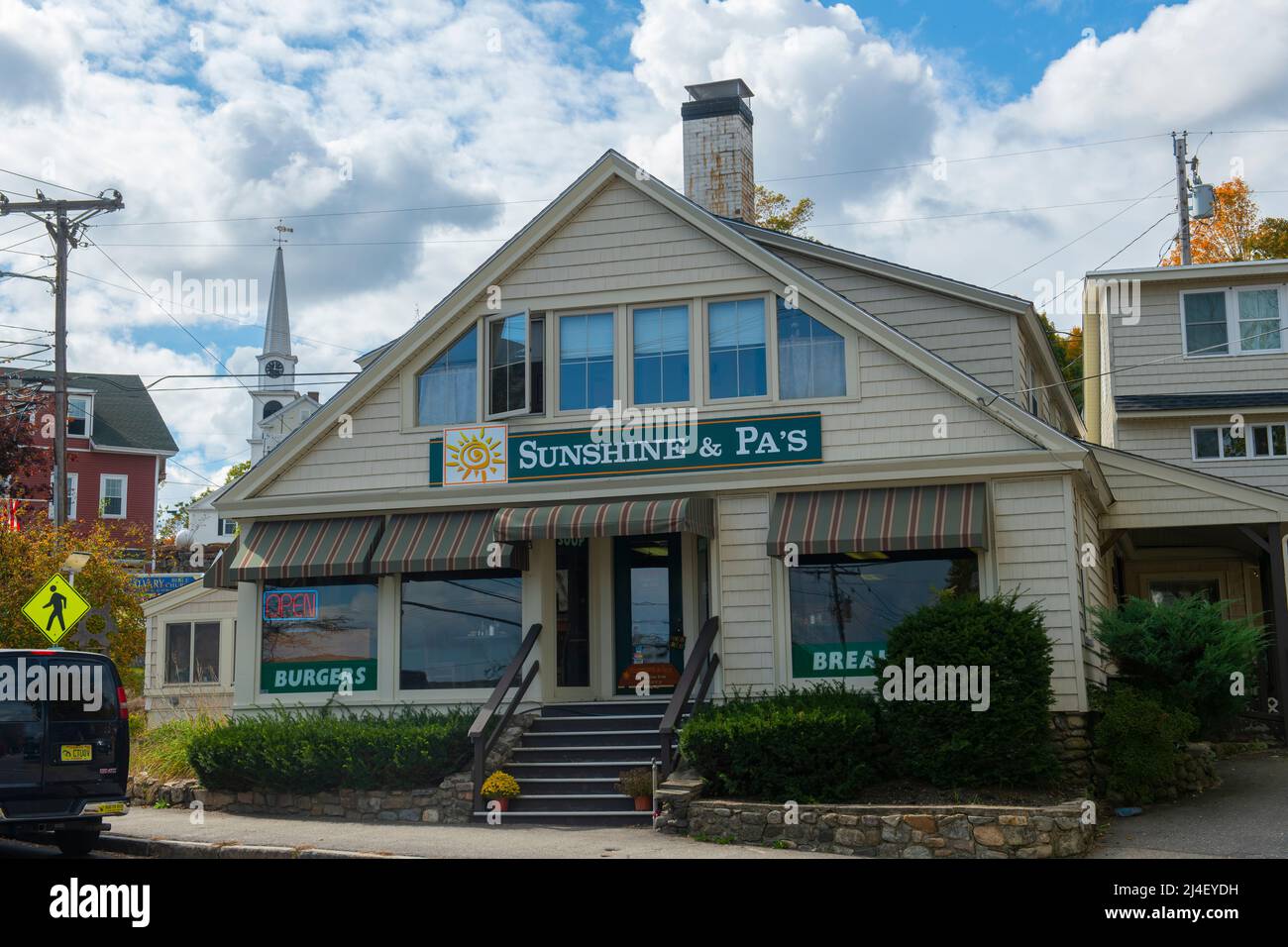 Sunshine and Pa's restaurant in a historic building at 11 Main Street ...