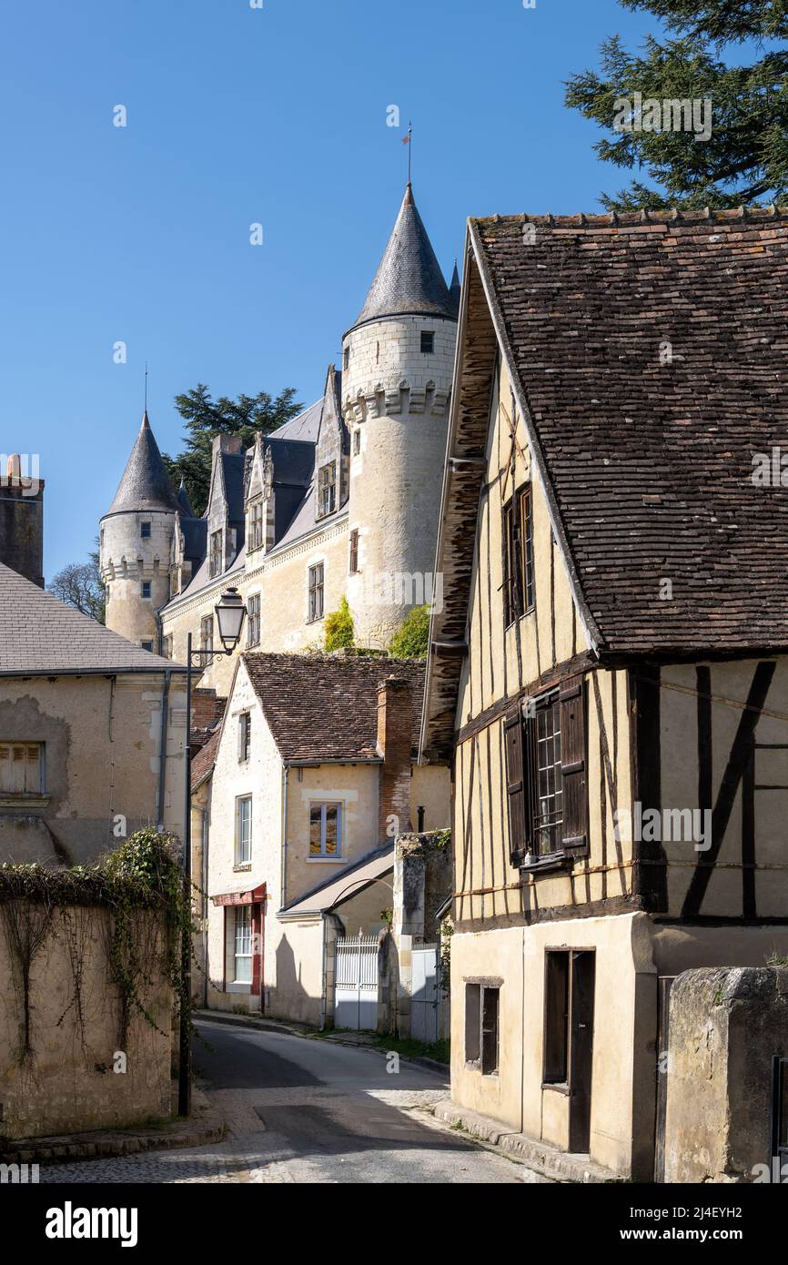 MONTRESOR, FRANCE - MARCH 24th, 2022: Beautiful street with old ...