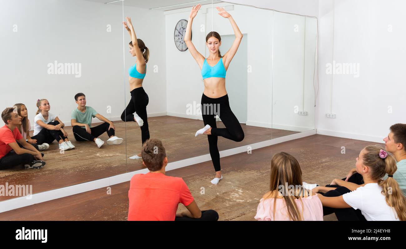 Boy dance instructor hi-res stock photography and images - Alamy