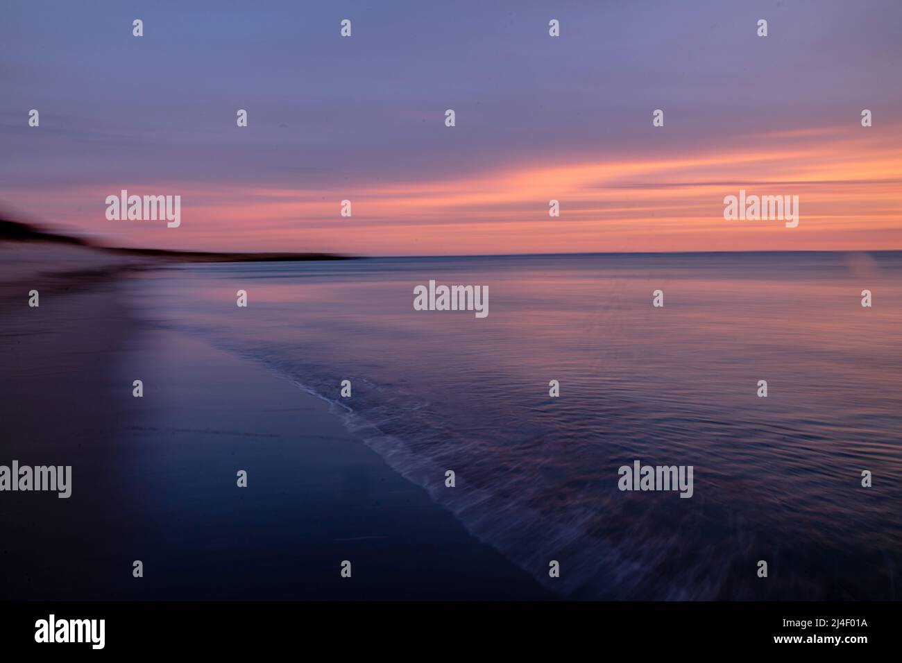 North Coogee beach, sunset, long exposure Stock Photo - Alamy