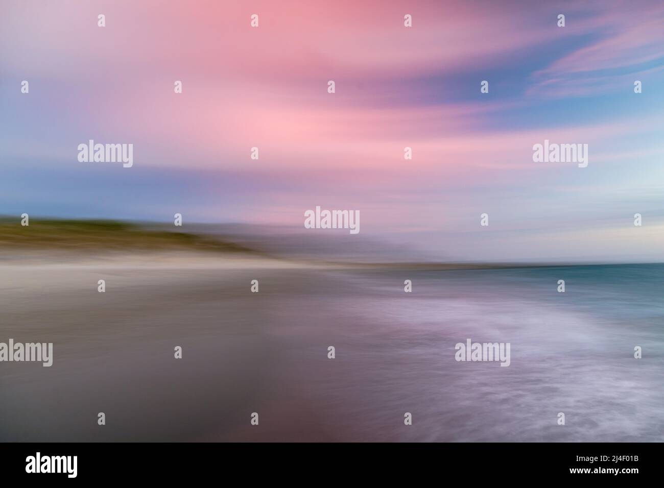 North Coogee beach, sunset, long exposure Stock Photo - Alamy