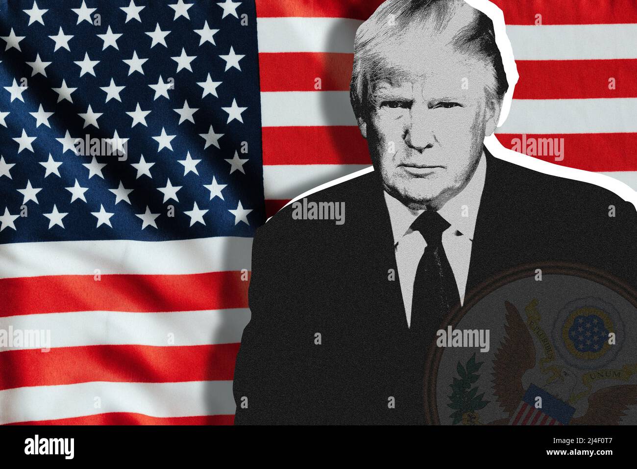 Us politician flag hi-res stock photography and images - Alamy