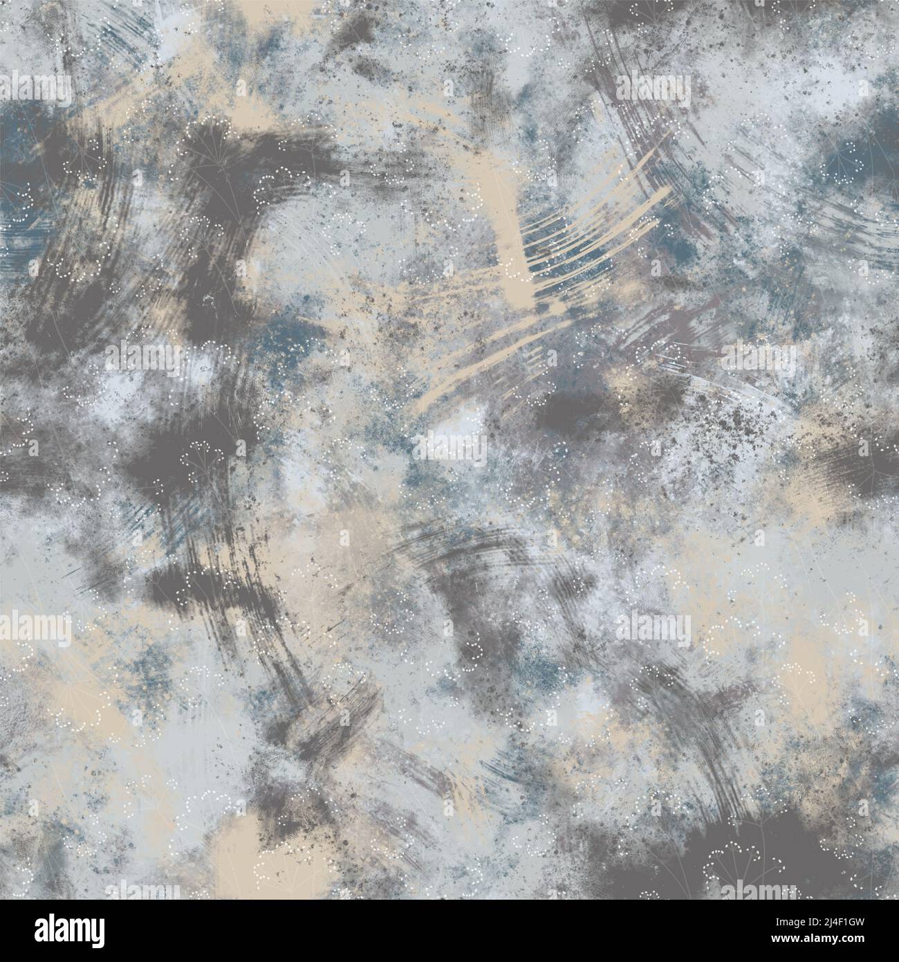 Seamless neutral and white grungy classic abstract surface pattern ...