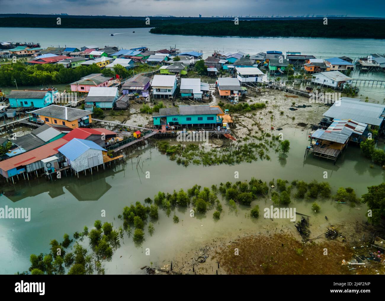 Pulau Ketam or Crab Island located at Kelang Selangor state of Malaysia ...
