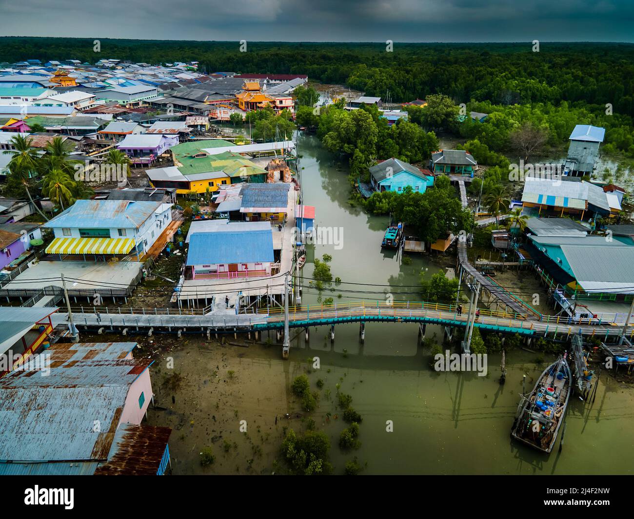 Pulau Ketam or Crab Island located at Kelang Selangor state of Malaysia ...
