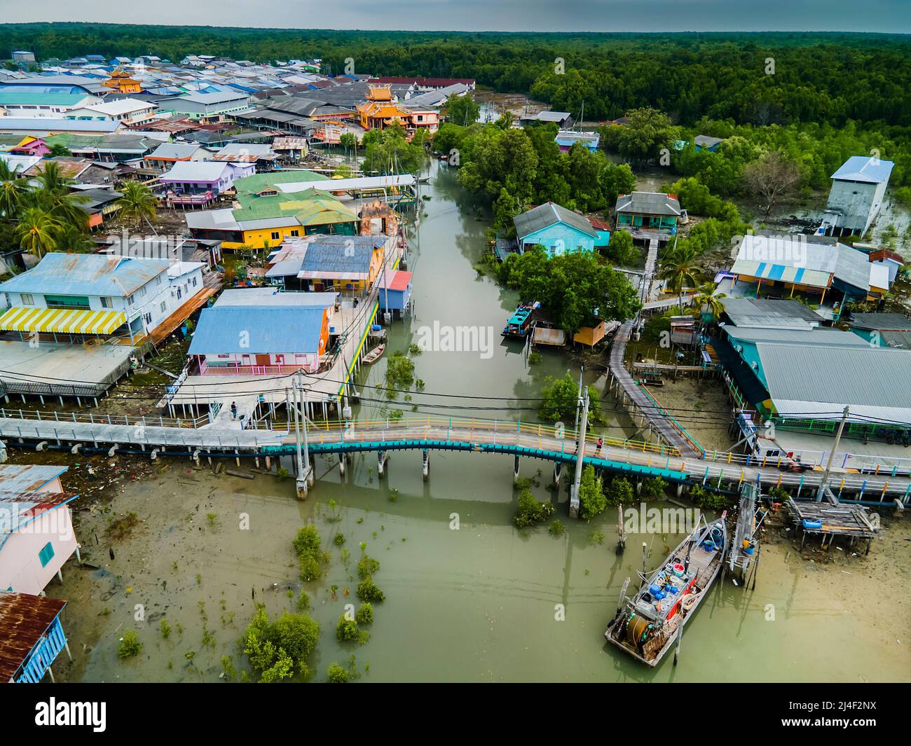 Pulau Ketam or Crab Island located at Kelang Selangor state of Malaysia ...