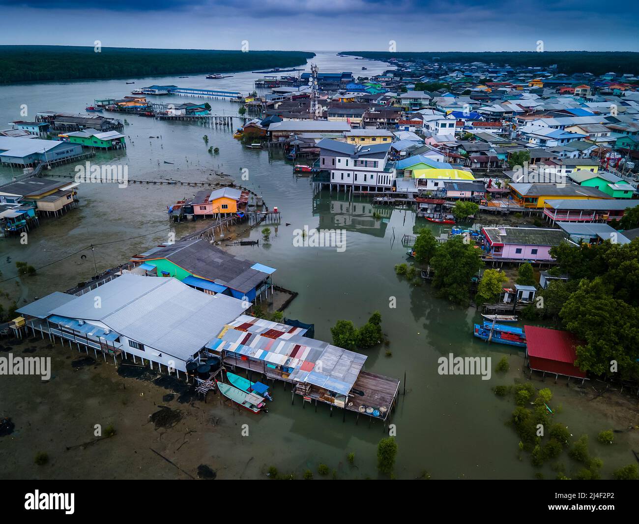 Pulau Ketam or Crab Island located at Kelang Selangor state of Malaysia ...