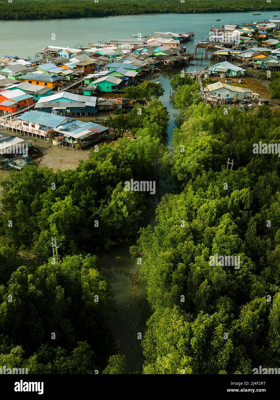 Pulau Ketam or Crab Island located at Kelang Selangor state of Malaysia ...