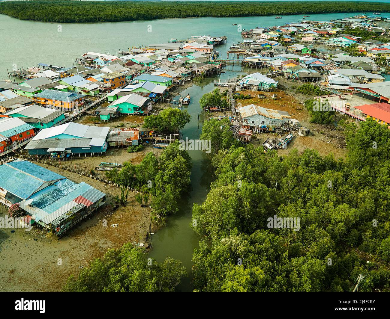 Pulau Ketam or Crab Island located at Kelang Selangor state of Malaysia ...