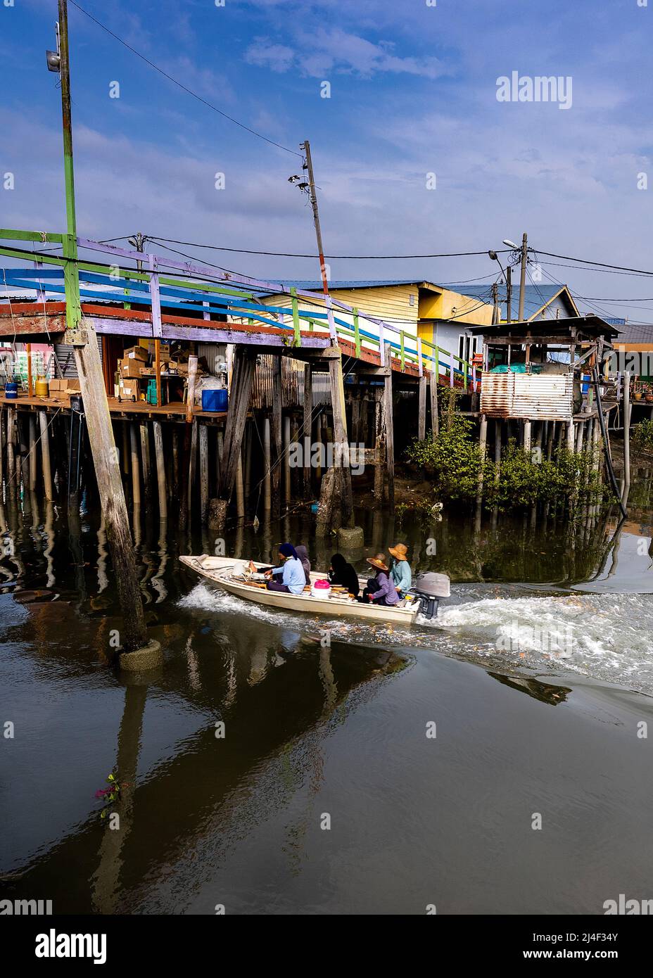 Pulau Ketam or Crab Island located at Kelang Selangor state of Malaysia ...