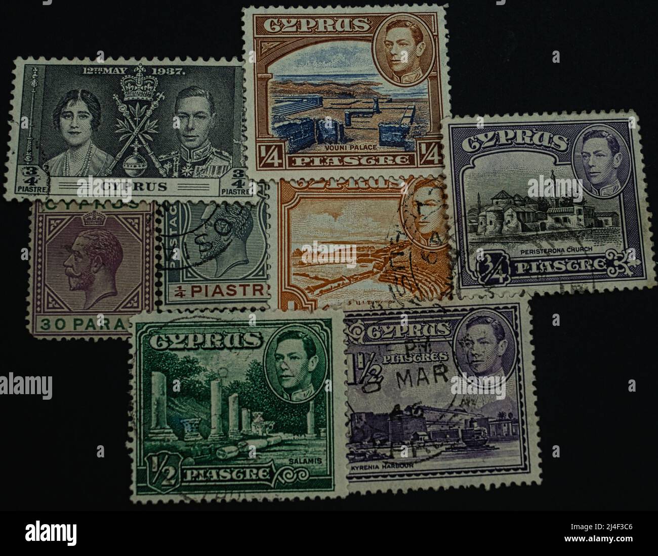 Cyprus postage stamp hi-res stock photography and images - Alamy