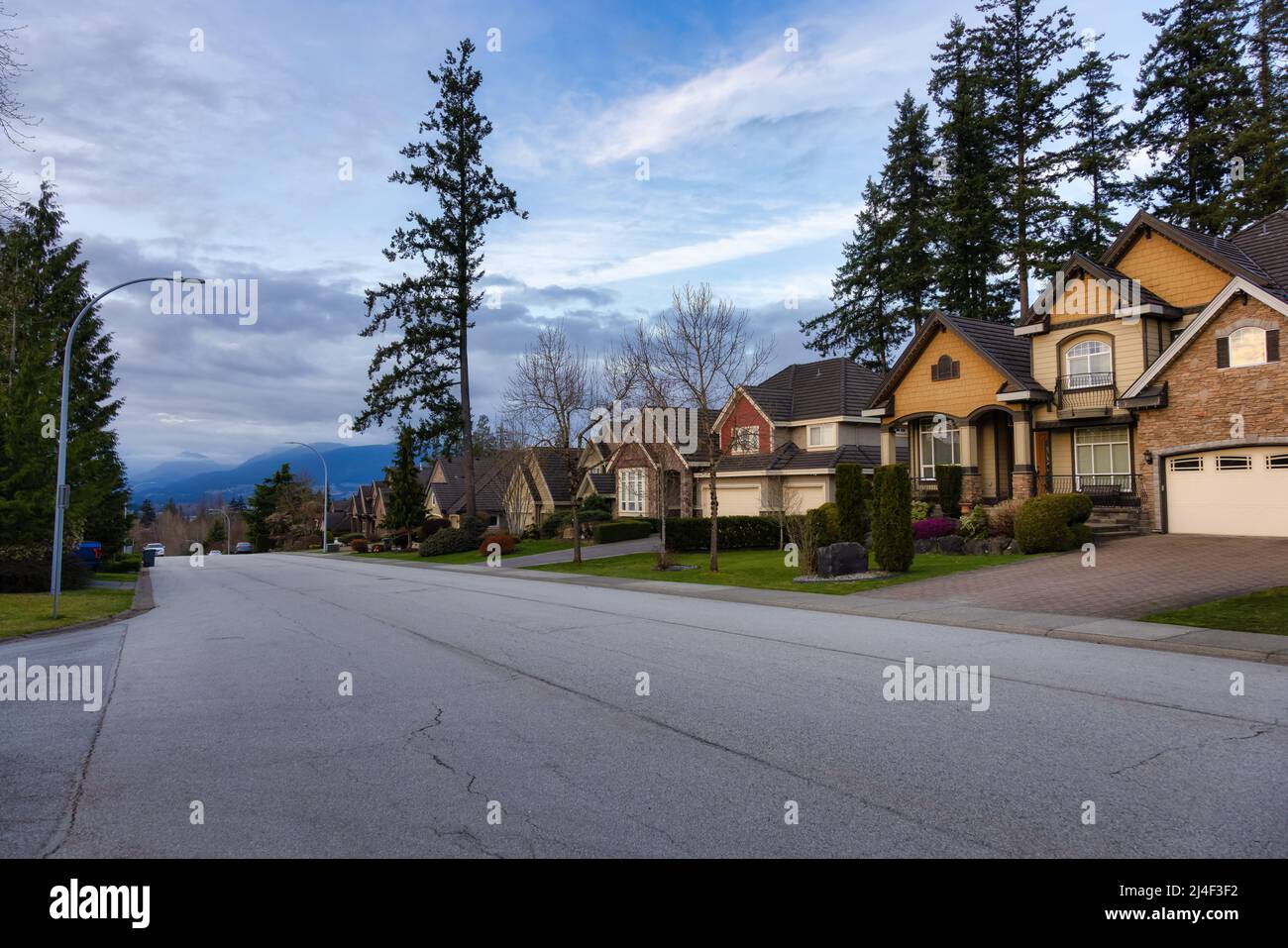Fraser Heights, Surrey, Greater Vancouver, BC, Canada. Street view in ...