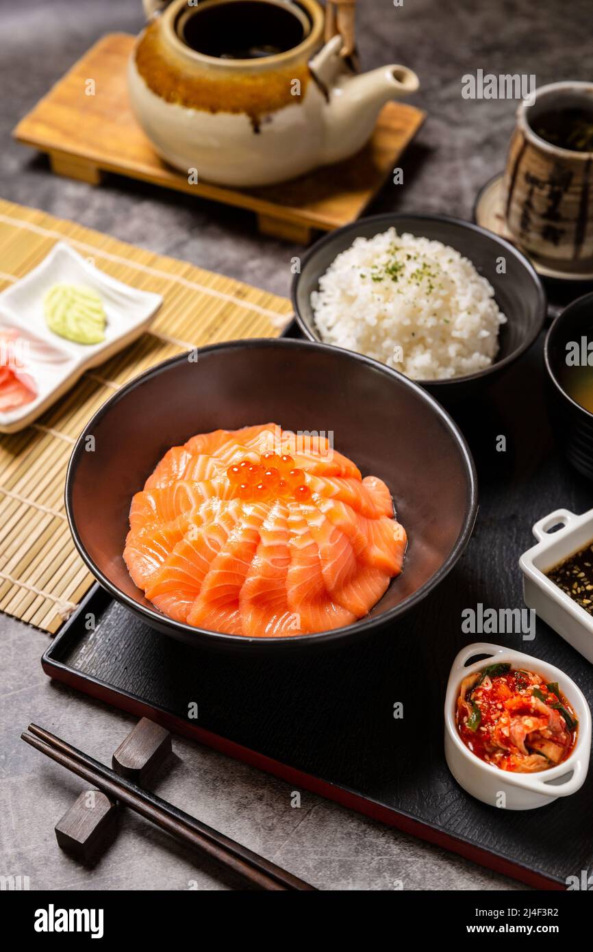 Set menu with marinated hi-res stock photography and images - Alamy