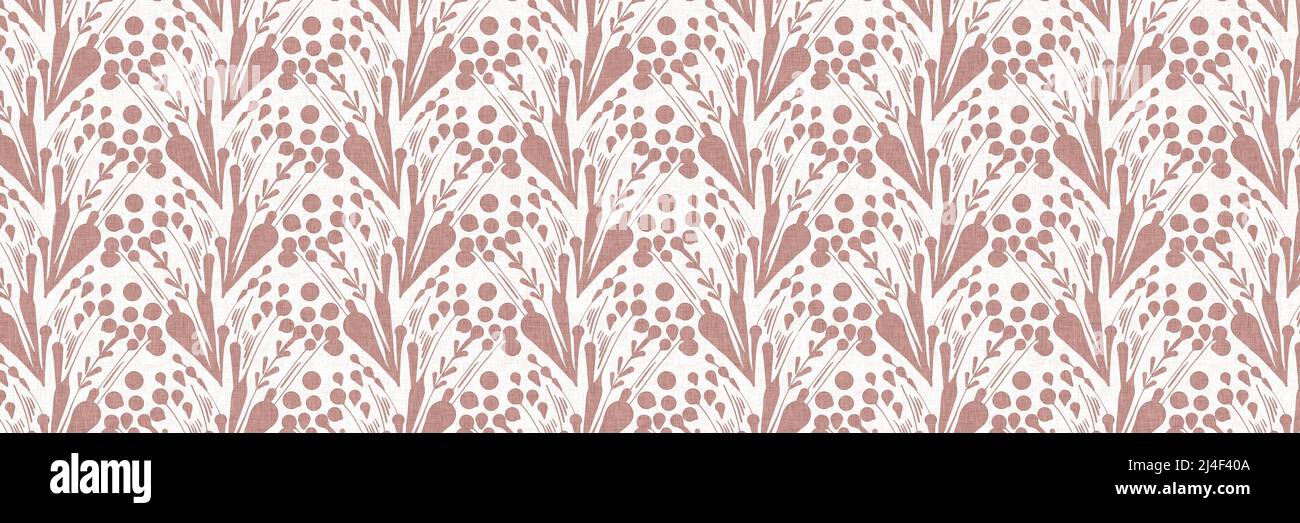 Gender neutral foliage leaf seamless raster border. Simple whimsical 2 ...