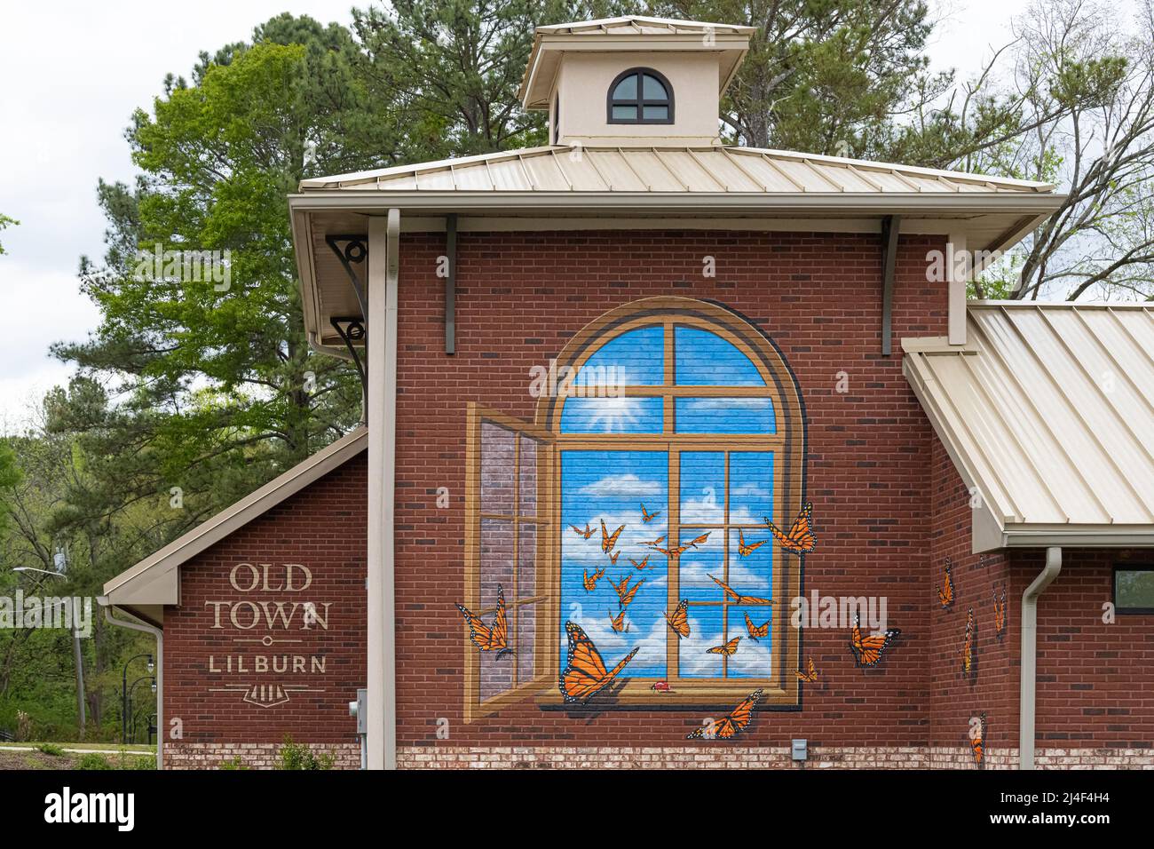 Old town lilburn logo hi-res stock photography and images - Alamy