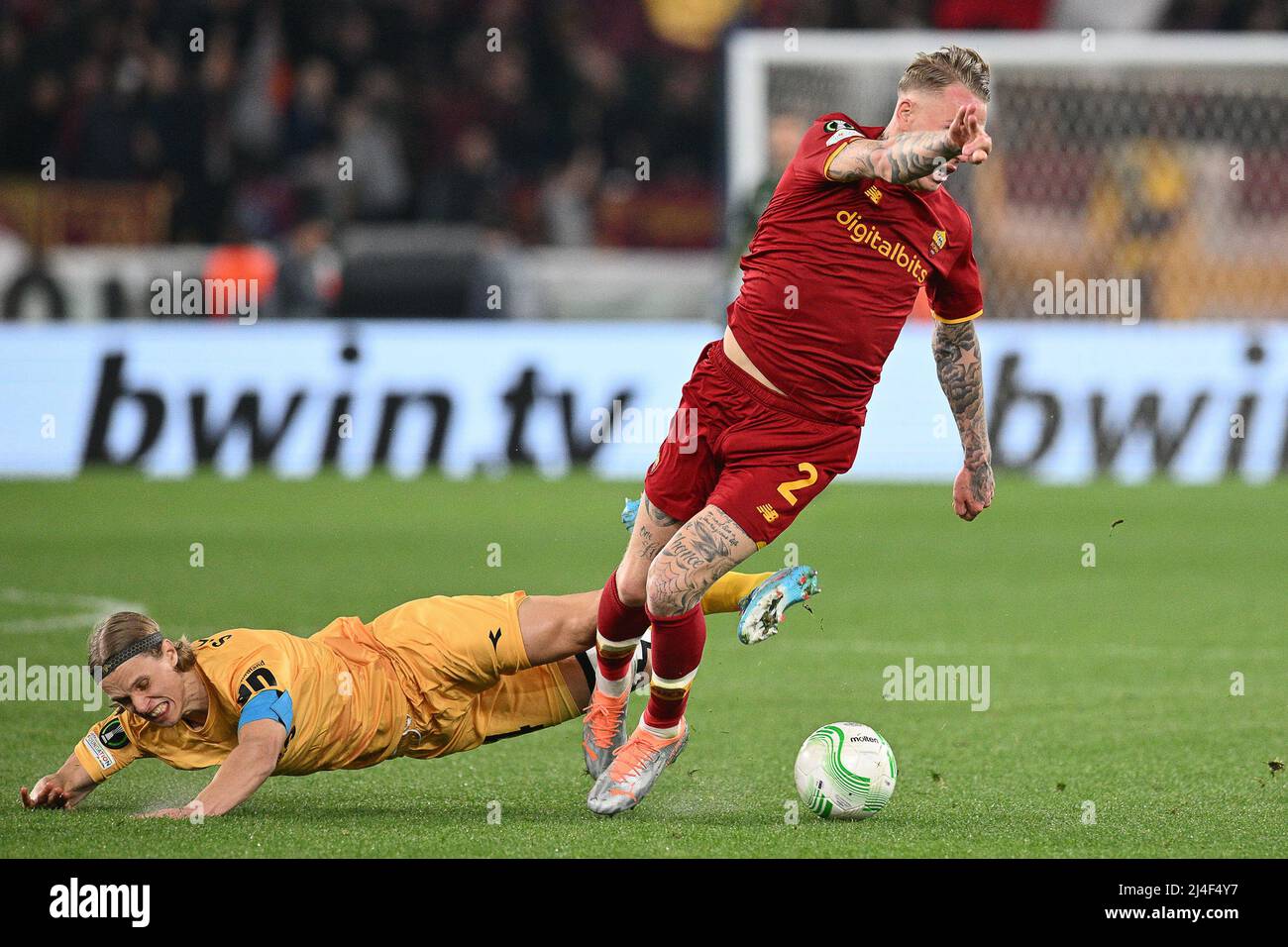 14th April 2022 : Stadio Olimpico, Rome, Italy; Uefa Europa Conference ...