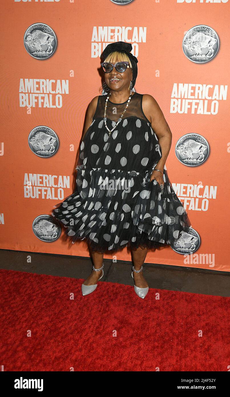 Irene Gandy the Broadway Opening of "American Buffalo" on April 14 ...