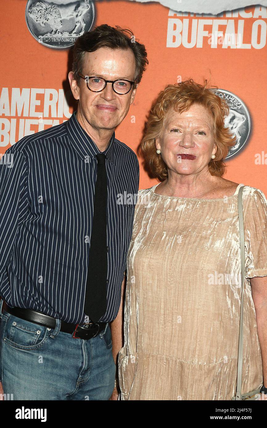 New York, USA. 14th Apr 2022. Dylan Baker and wife Becky Ann Baker ...