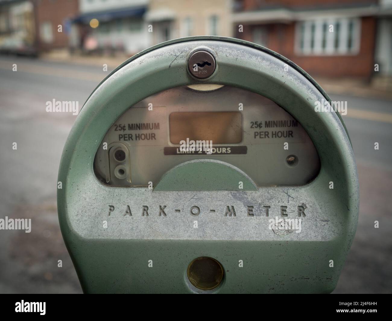 Park-O-Meter parking meter in Baltimore, MD Stock Photo - Alamy