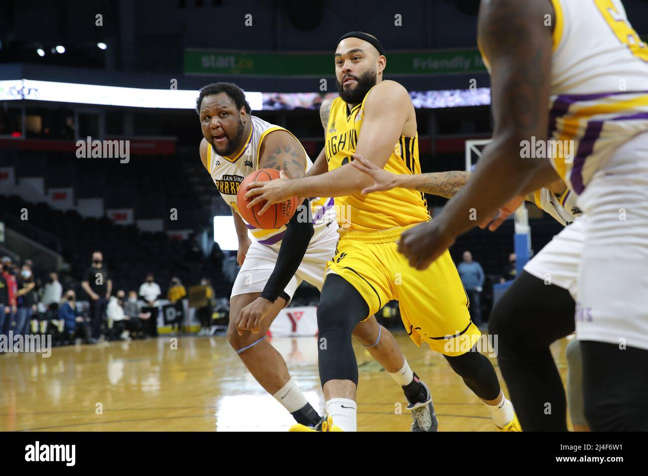 London Ontairo Canada, March 6th 2022, The London Lightning beats the ...