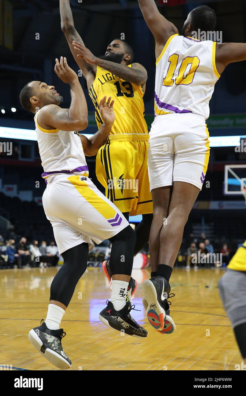 London Ontairo Canada, March 6th 2022, The London Lightning beats the ...