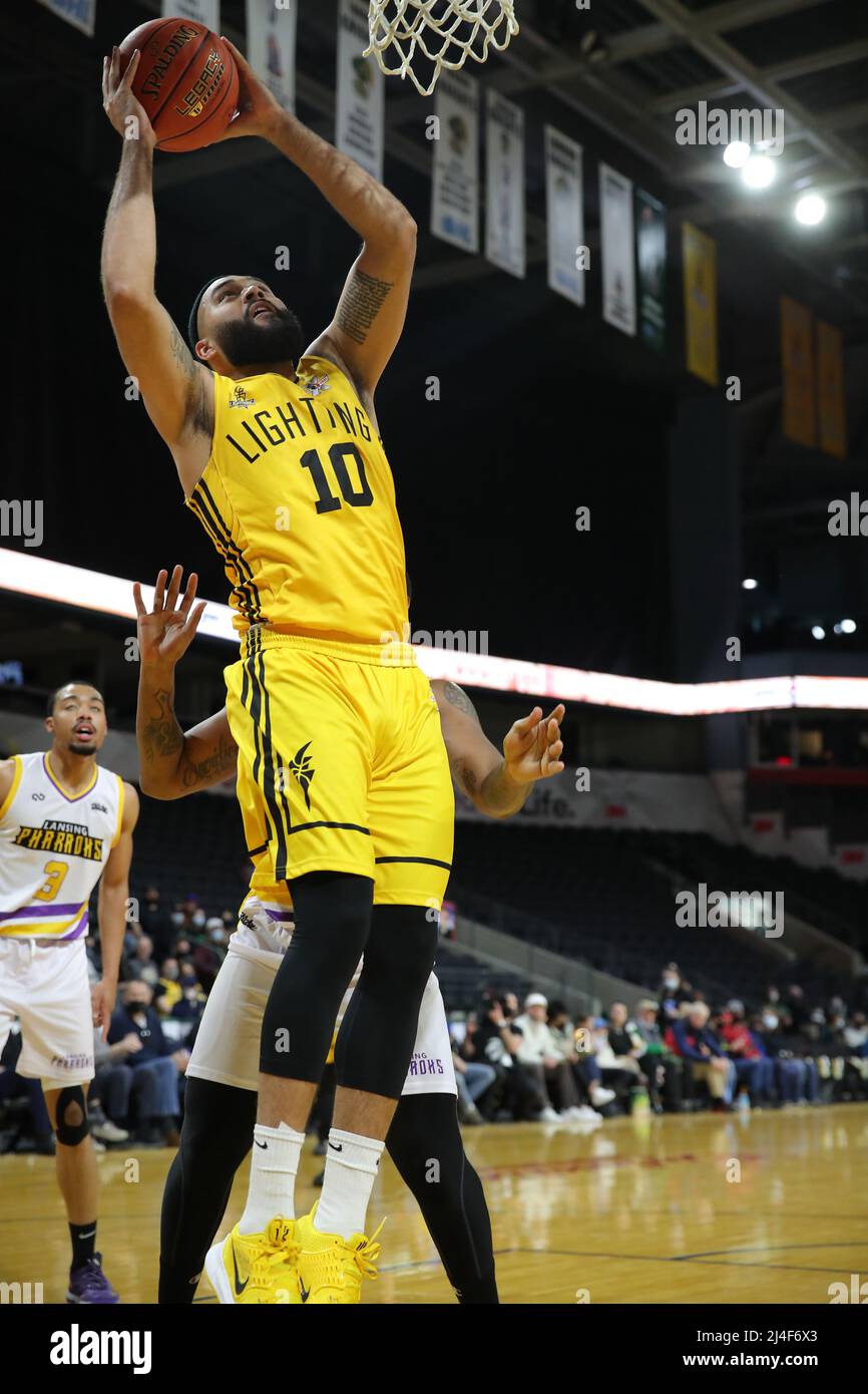 London Ontairo Canada, March 6th 2022, The London Lightning beats the ...