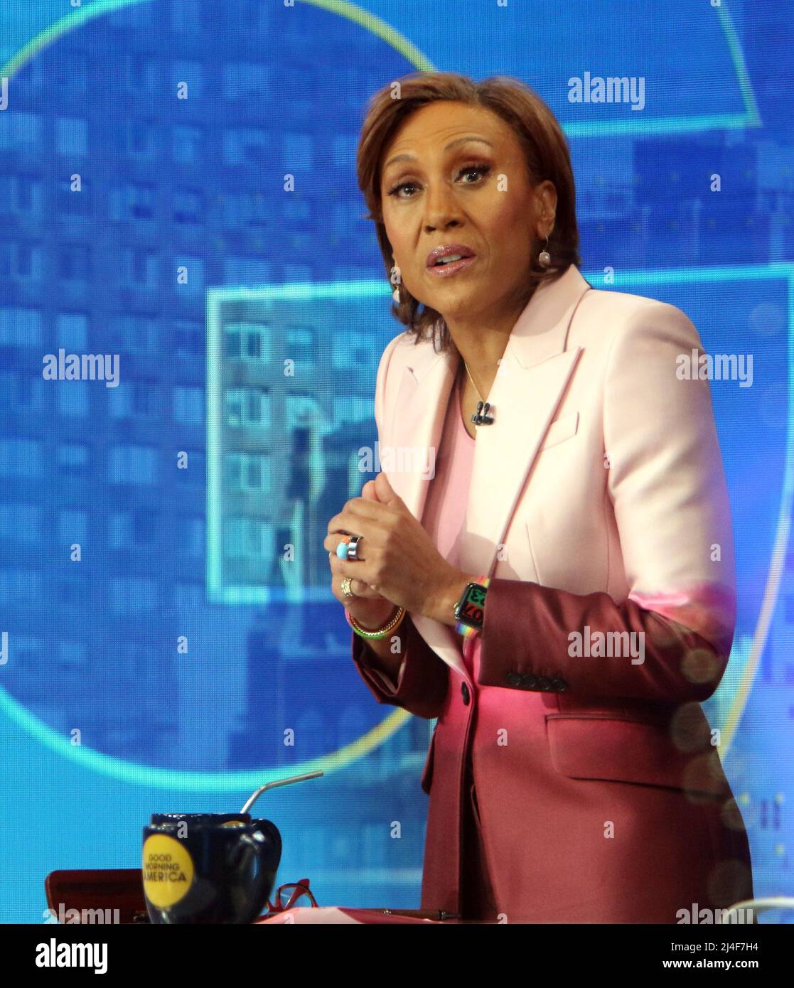 New York, USA. 14th Apr 2022. April 14, 22, 2022.Robin Roberts on the ...